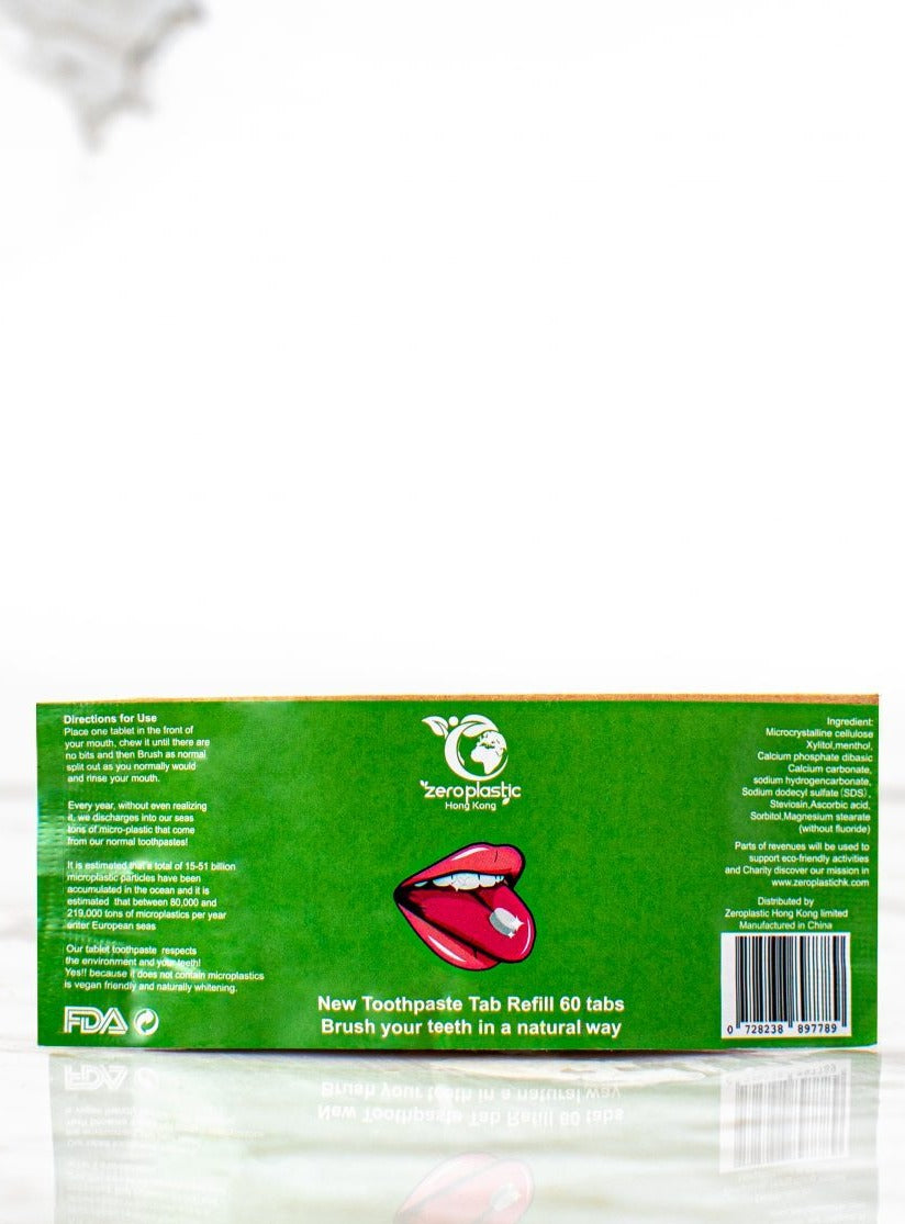 Fluoride-Free and Plastic-Free Tooth Tabs | Meow Green Shop Hong Kong
